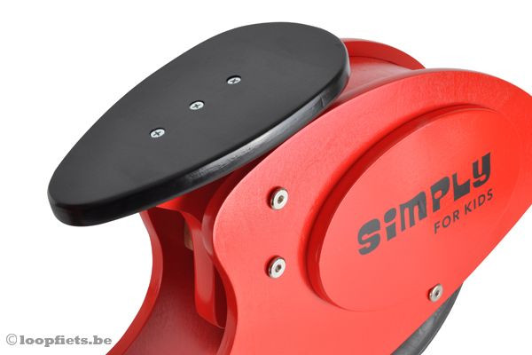 Woodtoys Houten scooter rood | Loopfiets.be